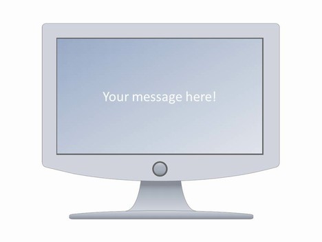 Flat-screen Televison Set – Graphics